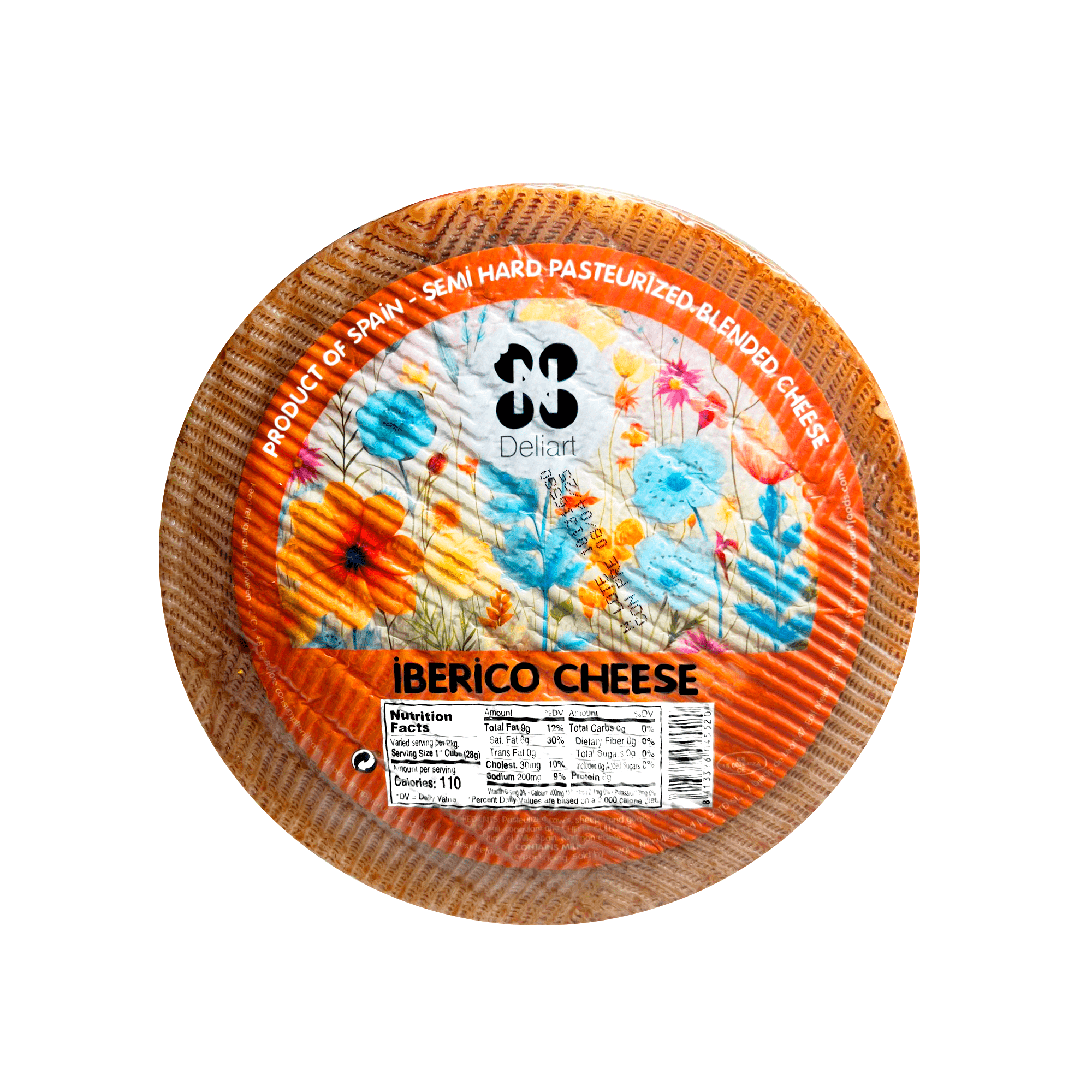 Deliart Semi Hard Iberico Cheese, 6 Lbs | Spanish Cheese ...